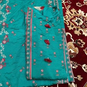 Dresses | New 3 Piece Pakistani Dress Salwar Kameez Winter Embodied ...